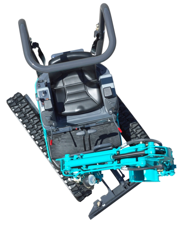 Minigraveren Kobelco SK10SR-2 med alm. Joystik - Bestil her